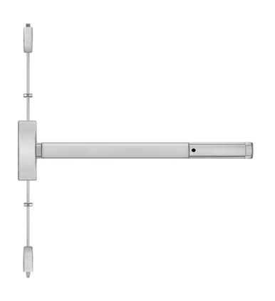 PHI Precision 2208 Surface Vertical Rod Exit Device, Key Locks/Unlocks ...