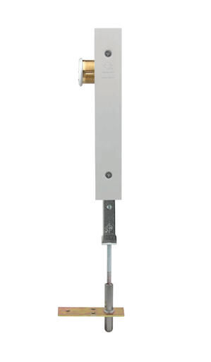 Adams Rite 1870HM Cylinder-Operated Flush Bolt w/ Flat Faceplate for ...