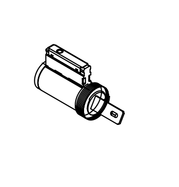 Corbin Russwin 4400-134-A51 6-pin Deadbolt Cylinder for DL2200, DL3200 ...