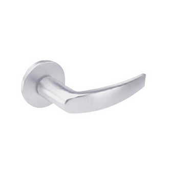 Arrow BM01 VL 26D Passage Mortise Lock w/ V Lever and L Rose, Satin ...