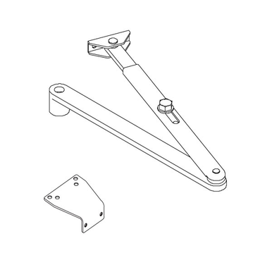 Dormakaba MOD AF86P Modular Flat Form Non-Hold Open Arm w/ P86 bracket