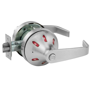 Sargent V06-10XU66 VSLL 26D Privacy/Bathroom Cylindrical Lock w/ Inside ...