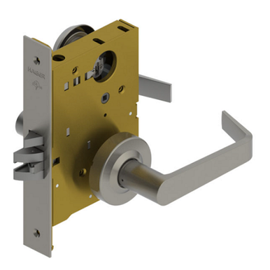 Hager 3880S 26D WTN Storeroom Mortise Lock w/ Withnell Lever and Rose ...