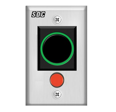 SDC 474MU Single Gang No Touch Sensor w/ Manual Override Button, Satin ...