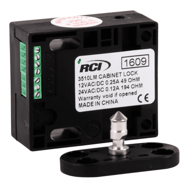 RCI 3510LM Electromechanical Cabinet Lock w/ Latch Monitor