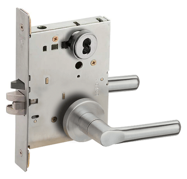 Schlage L9060B 18A 626 Apartment Entrance Mortise Lock, Accepts Small ...