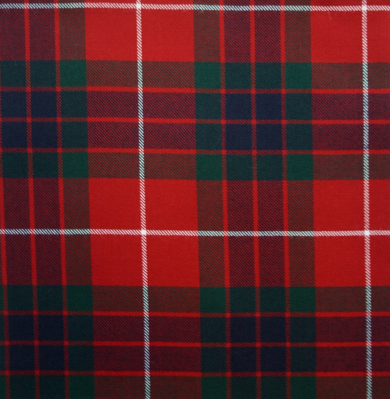 Frazer Red Modern Light Weight Clan Family Tartan Scottish Lochcarron