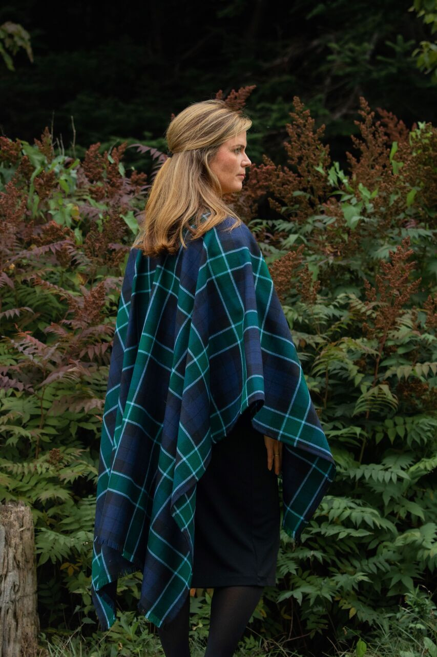 Ladies Tartan Serape | Scottish Lion