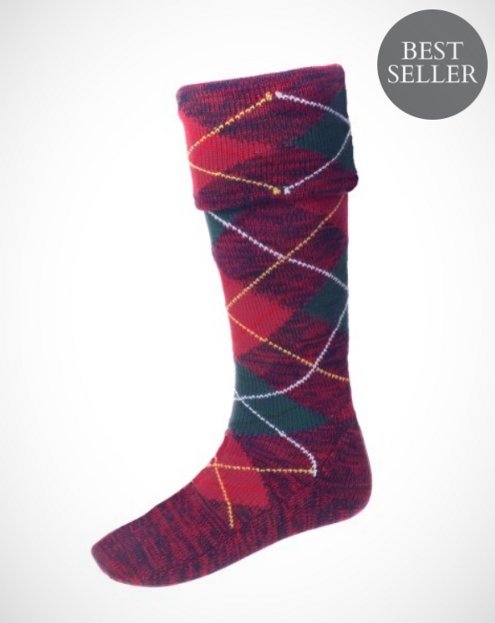 Clansman Full Argyle Royal Scot Kilt Hose | Scottish Lion