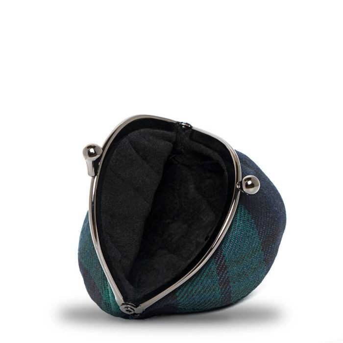 Black Watch Tartan Tam Coin Purse | Scottish Lion