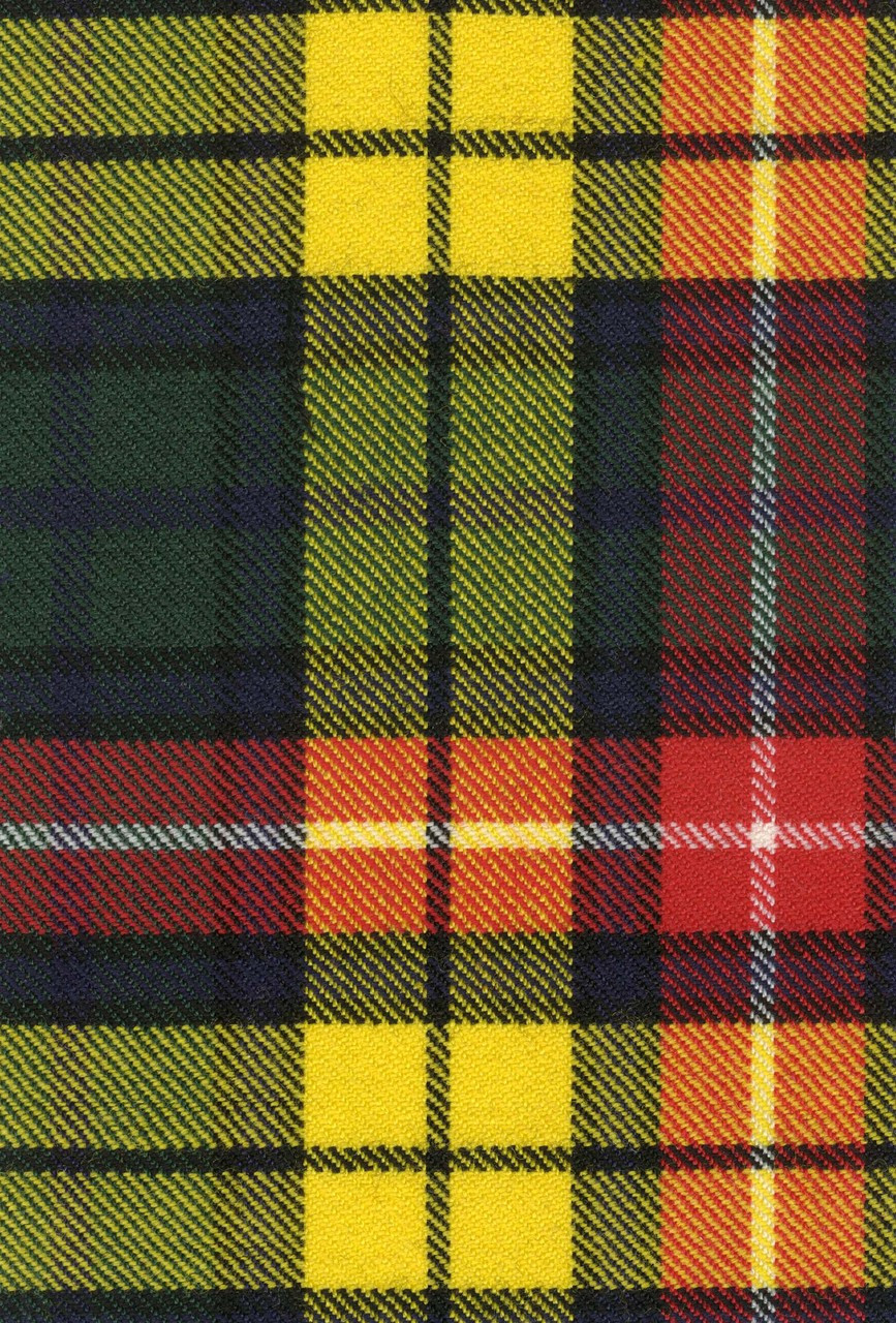 Buchanan Modern Tartan Fabric Swatch