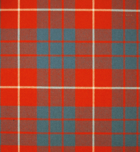 Hamilton Red Ancient Heavy Weight Clan Family Tartan Scottish Lochcarron