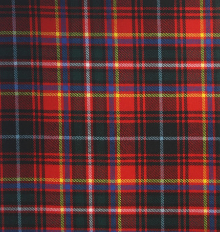 Innes Red Modern Medium Weight Clan Family Tartan Scottish Lochcarron
