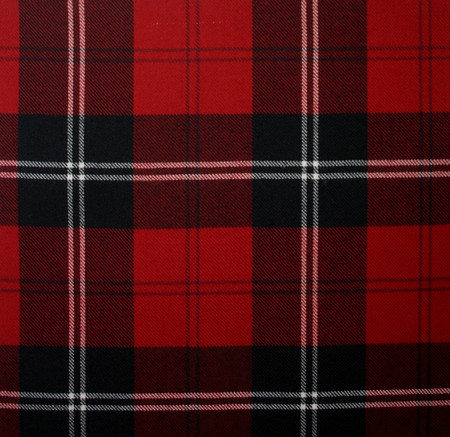 Ramsay Red Modern Light Weight Clan Family Tartan Scottish Lochcarron