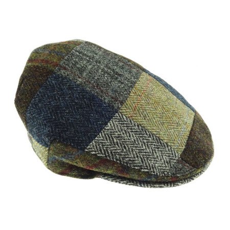 Harris Tweed Patch Cap | Scottish Lion