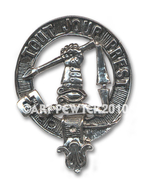 CARMICHAEL CLAN CREST BADGE