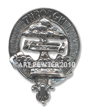 HAMILTON CLAN CREST BADGE