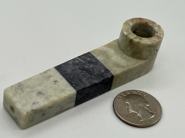SMOKING PIPE, SOAPSTONE 17 - ELITE GEMS