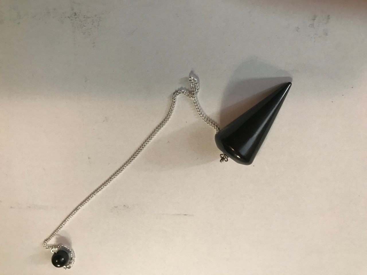 SHUNGITE PENDULUM CONE - ELITE GEMS