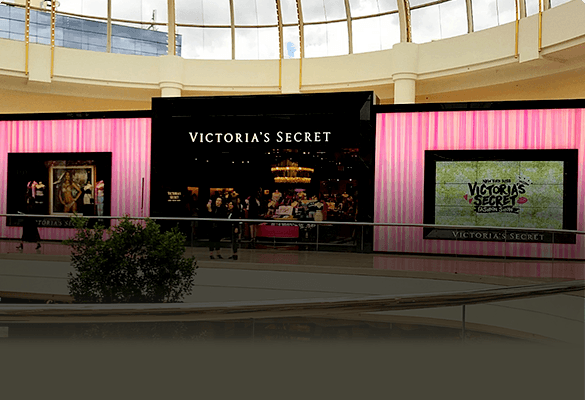 Victoria's Secret: a custom larger-than-life video wall to capture ...