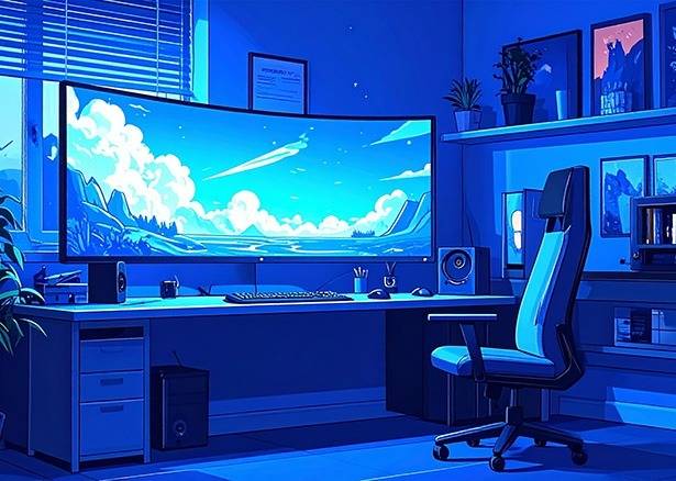 How to measure overall curved monitor depth - ATDEC