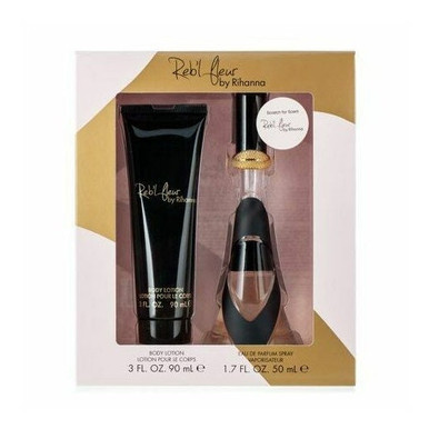 Rihanna Reb'l Fleur Gift set 50ml EDP + 90ml Body Lotion - Look Incredible