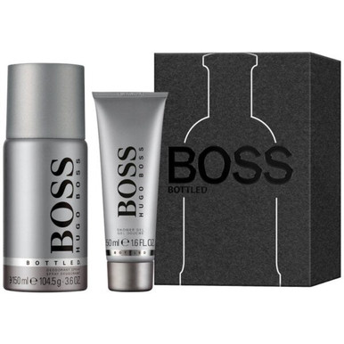 Hugo Boss Boss Bottled Gift set 150ml Deodorant Spray + 50ml Shower Gel ...