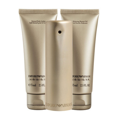 Emporio Armani She Gift Set 50ml EDP + Shower Gel 75ml + Body Lotion ...
