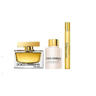 Dolce & Gabbana The One Gift Set EDP 75ml + EDP 10ml + Body Lotion ...