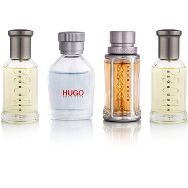 Hugo Boss Bottled 4 Piece Mini Gift Set 5ml EDT - Look Incredible