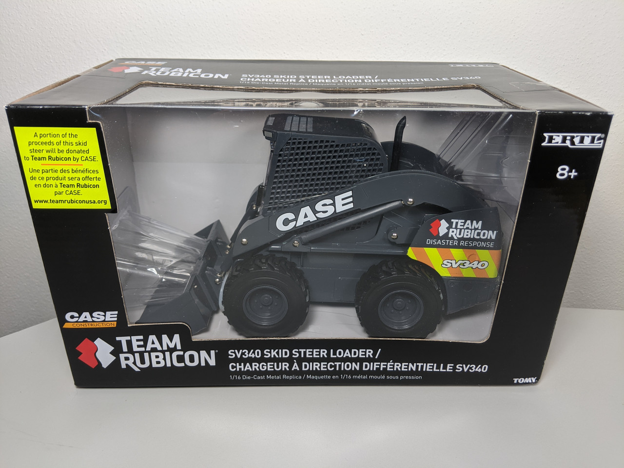 1:16 Case SV340 Team Rubicon Skid Steer - Town and Country Toys, LLC