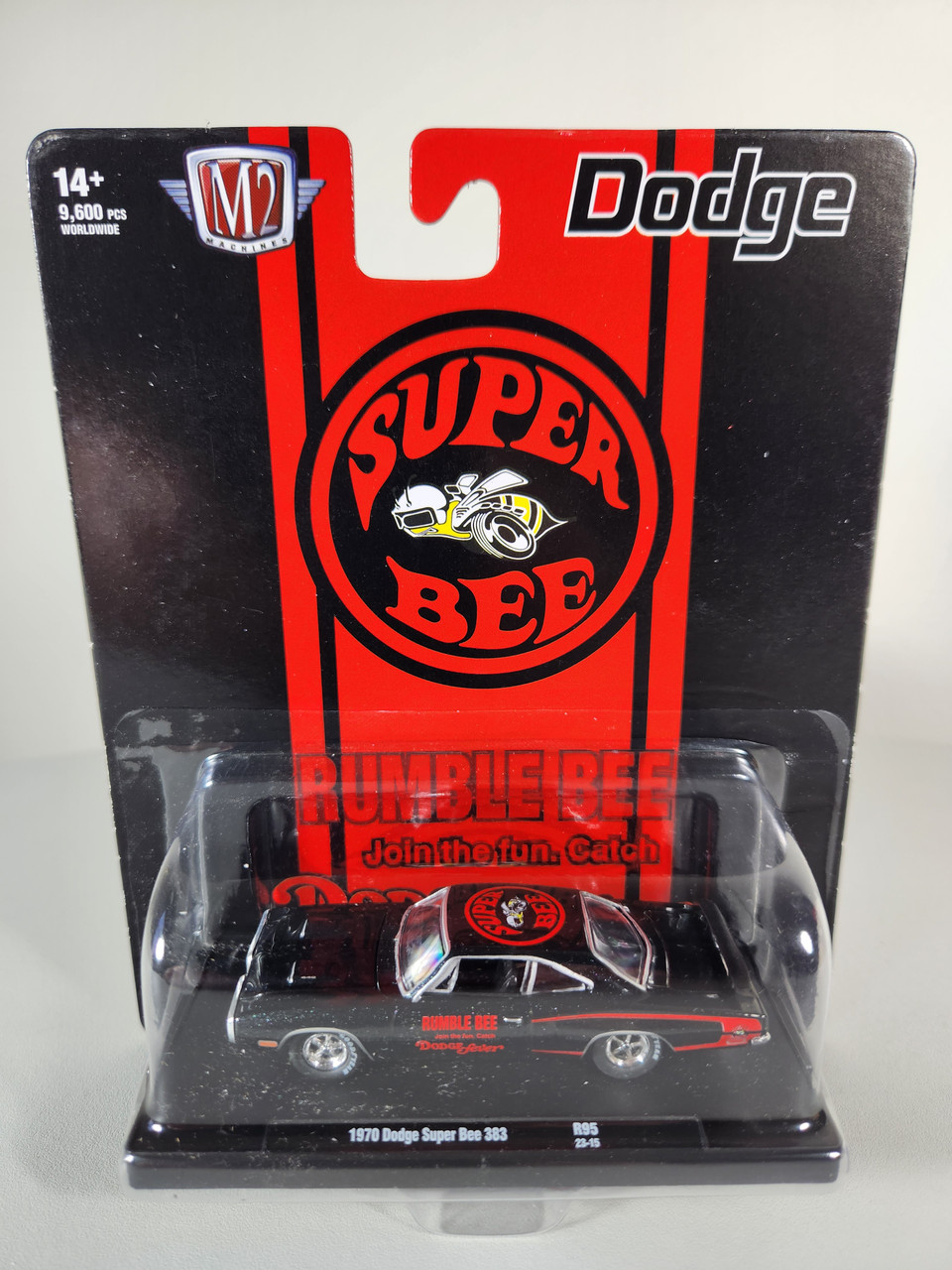 1:64 1970 Dodge Super Bee 383, Black, Rumble Bee, Auto Drivers by M2 ...
