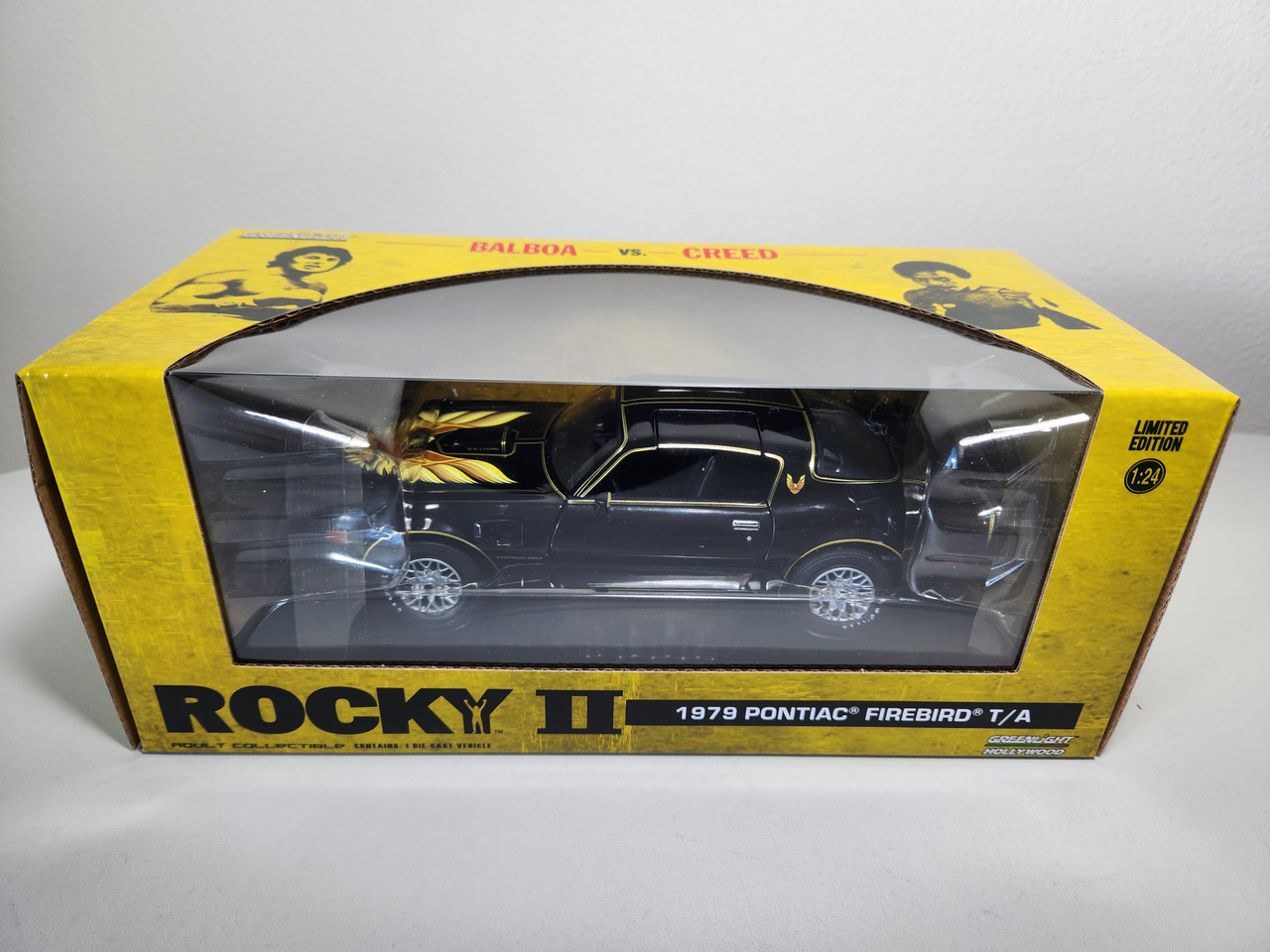 1:24 Rocky II (1979) - 1979 Pontiac Firebird Trans Am - Starlight Black ...