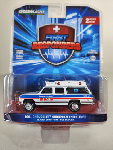 1:64 First Responders Series 2 - 1991 Chevrolet Suburban Ambulance ...
