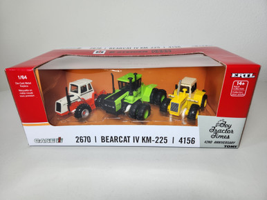 1:64 Case 2670, Bearcat IV KM-225 and IH 4156 Toy Tractor Times 42nd ...