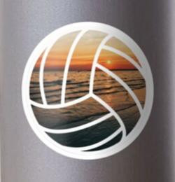 "Beach" Volleyball Sticker | beachgoods