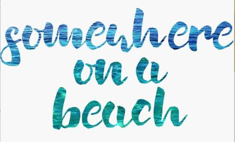 somewhere on a beach Sticker | beachgoods