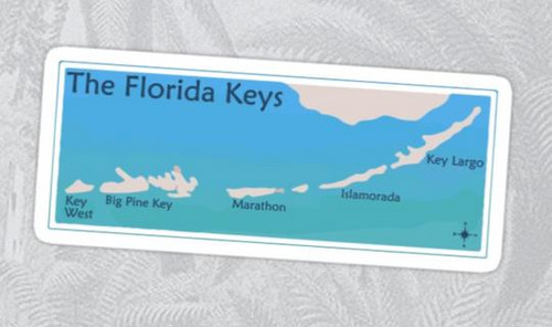 The Florida Keys Sticker > Stickers > Beach Accessories ...