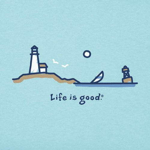 Life is Good Men's Ocean Vista Crusher Tee > Shirts > Beach Apparel ...