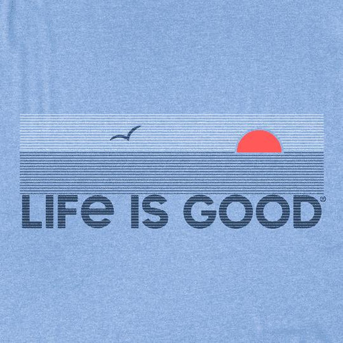 Life is Good Women's Cationic Linear Oceanview Long Sleeve Shirt ...