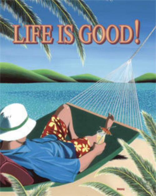"Life is Good" Aluminum Sign | beachgoods
