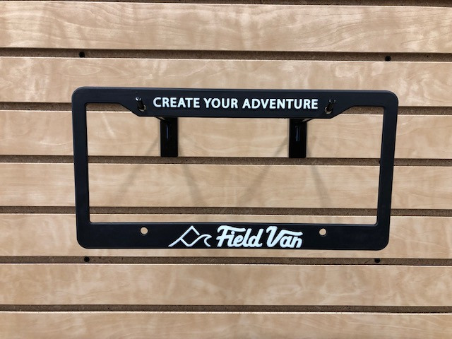 Field Van License Plate Frame