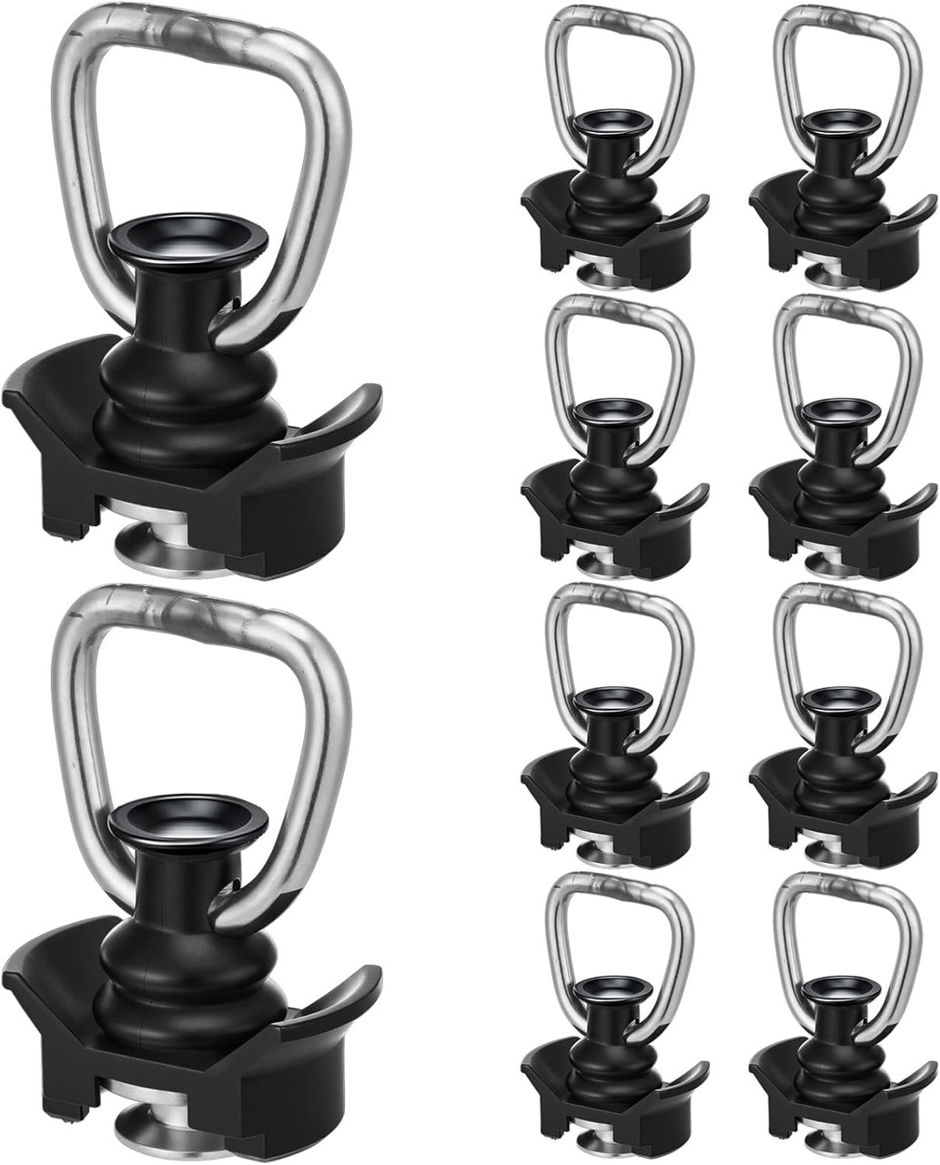 Single Stud L-Track Fitting with D-Ring