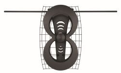 ClearStream 2MAX TV Antenna Reflector Kit Assembly, Weatherproof, Black