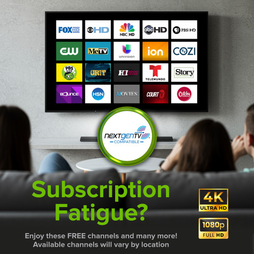 Mohu Leaf | Indoor TV Antenna - 40+ Mile Range