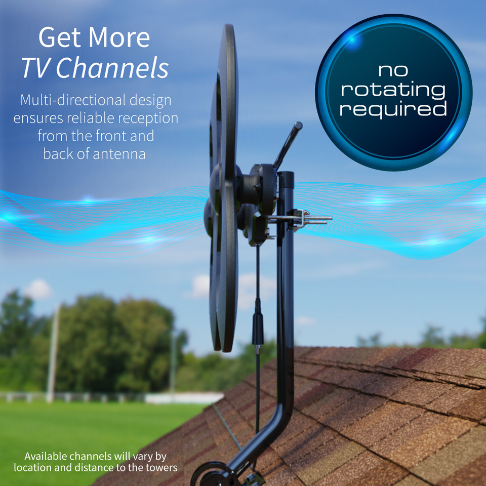 ClearStream 4MAX UHF VHF Indoor Outdoor HDTV Antenna