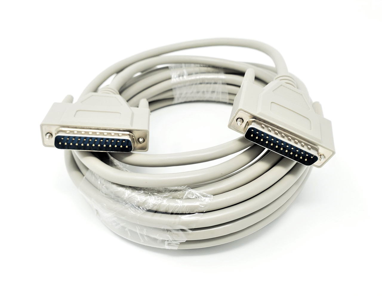 50 Feet Serial RS-232 DB25 Male to Male Cable - Micro Connectors, Inc.