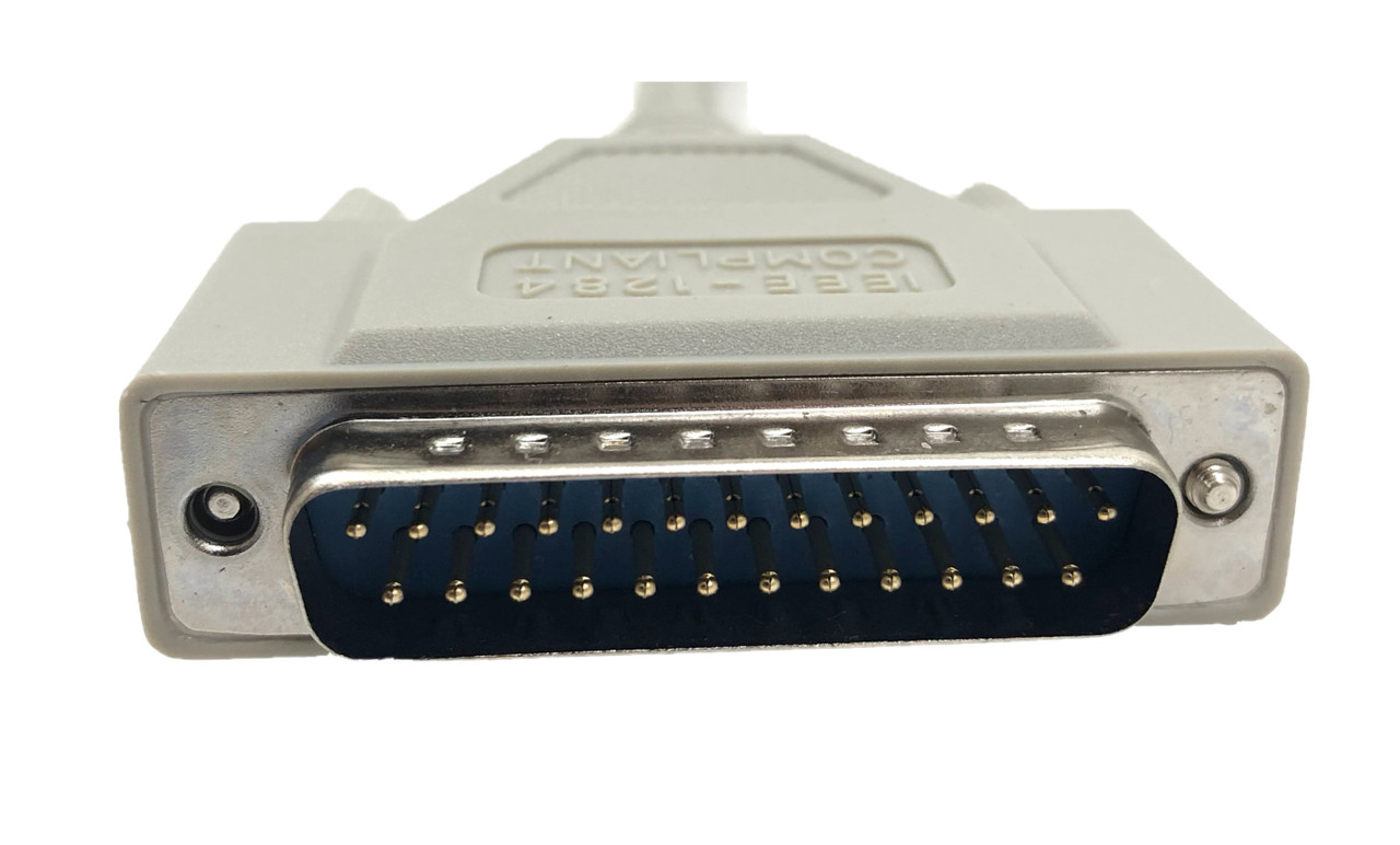 25 Feet Bi-Directional Parallel Printer (IEEE-1284) Cable (DB25M to ...