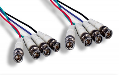 Premium 4 BNC to 4 BNC Component Video Cable - Micro Connectors, Inc.