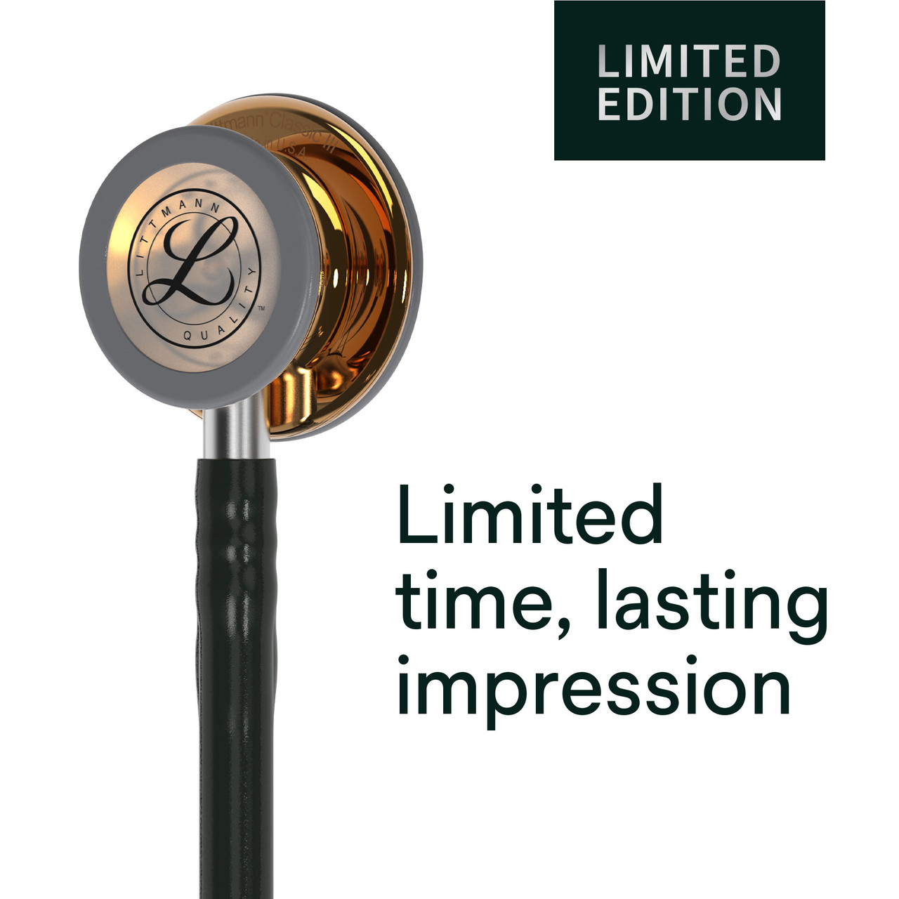 Littmann Classic III Stethoscope, Black HP Copper, 5646 - Stethoscope.com